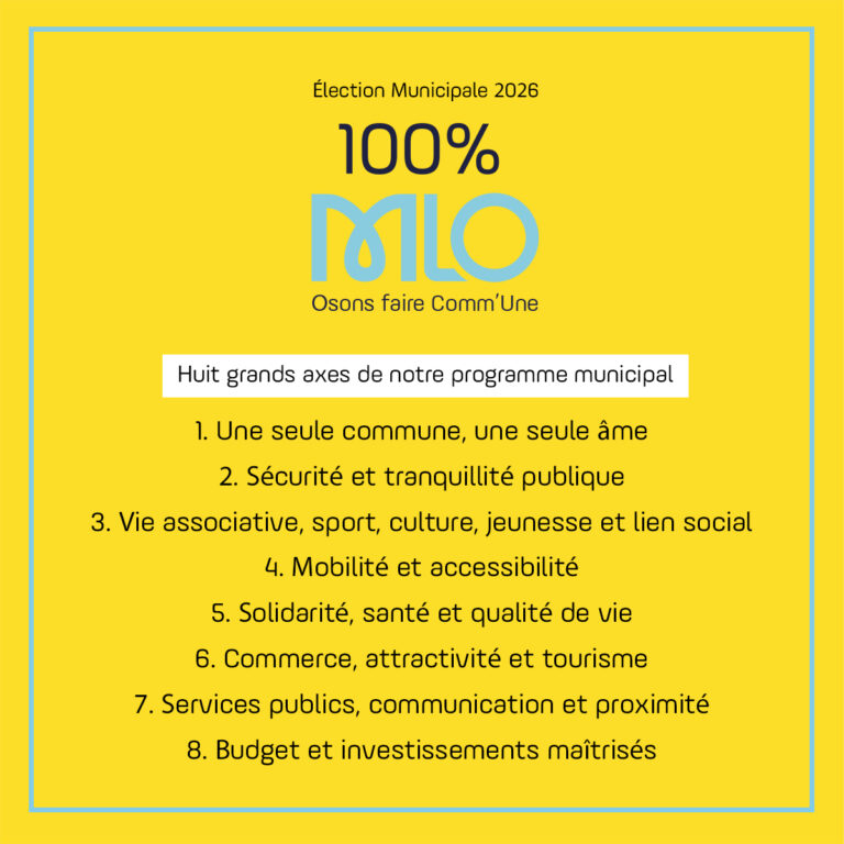 Huit grands axes de notre programme municipal - 100% MLO - Hervé ...